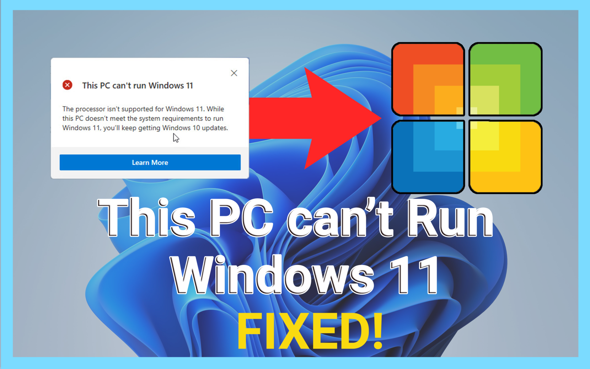 How to Fix This PC Can't Run Windows 11? - TechSpite