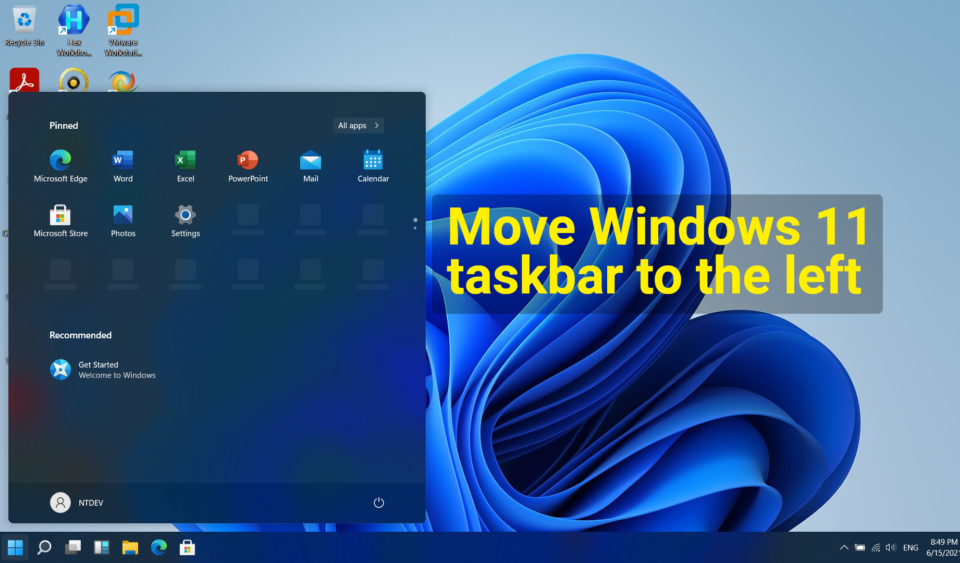 How to Move the Taskbar Icons to the Left in Windows 11? - TechSpite